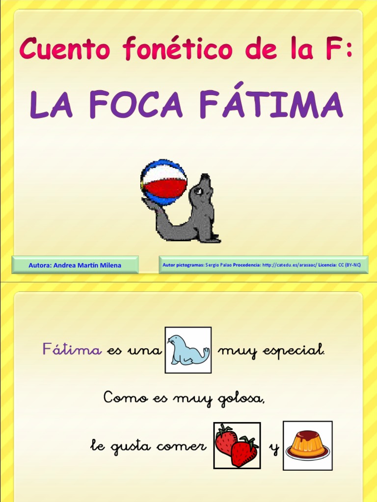 Cuento Fonético de La F Con Pictogramas | PDF | Informática | Tecnología