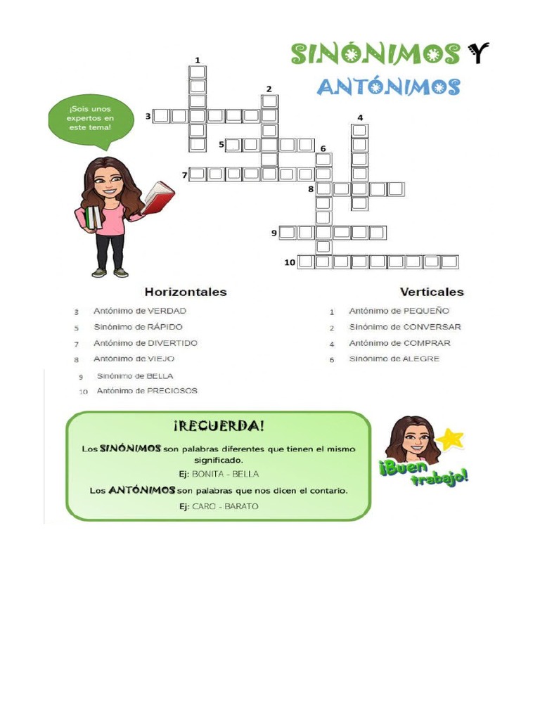 Sinonimos y Antonimos | PDF