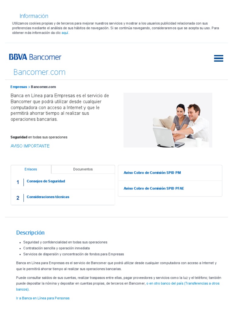 Banca en Línea para Empresas | PDF