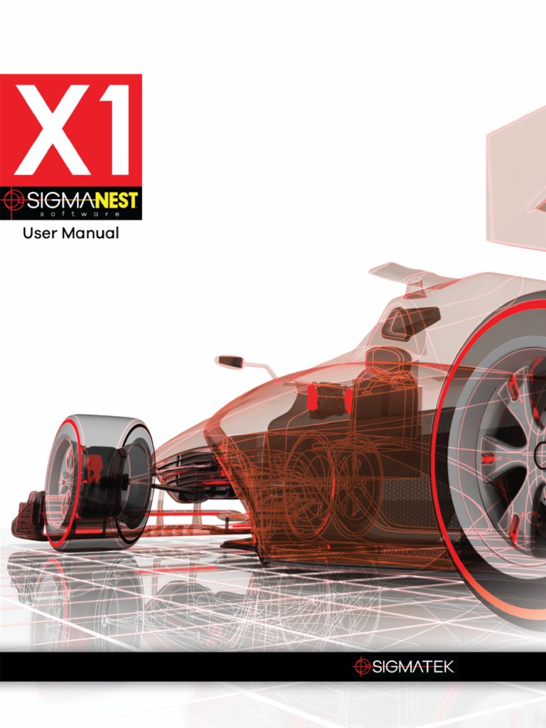 SigmaNEST X1 SP2 Manual (En) | PDF