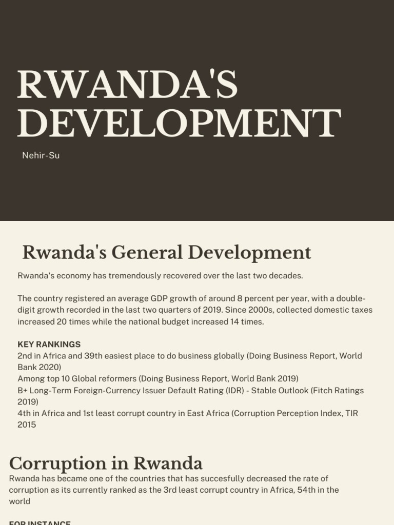 Rwanda's Development | PDF | Rwanda | Governance