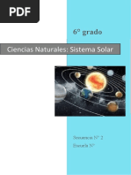 6° Cs. Naturales. Sistema Solar. | PDF | Luna | Eclipse solar
