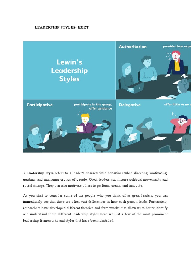 Leadership Theories Pdf
