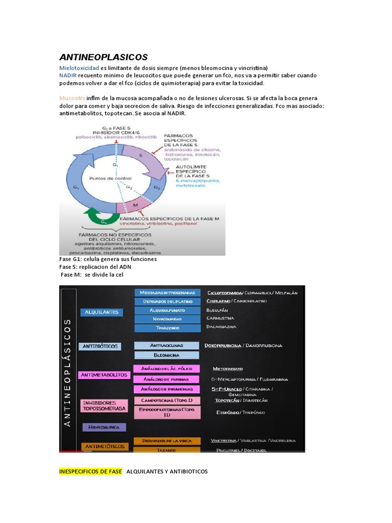 Antineoplasicos | PDF | Anticuerpo Monoclonal | Drogas
