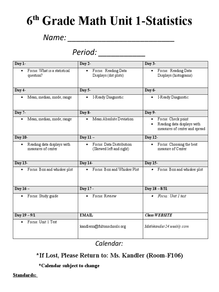 Ol Unit 1 Packet Cover 23-24 | PDF