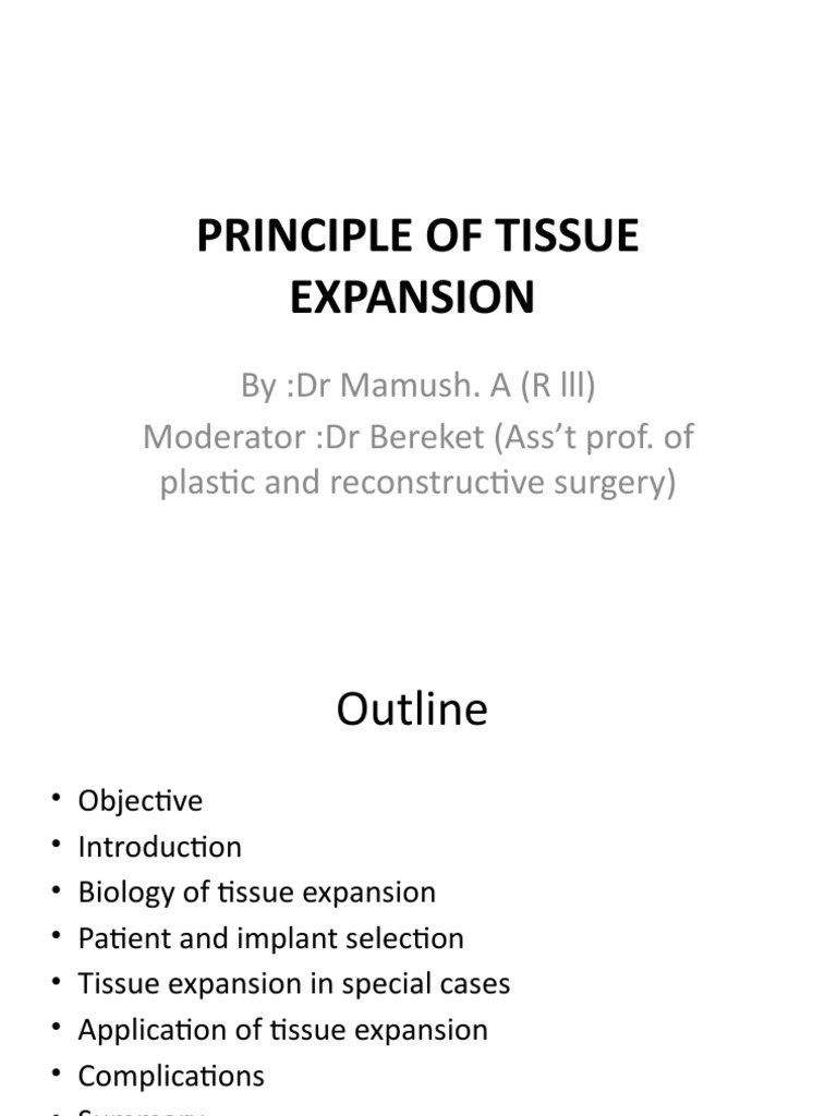 Tissue Expansion Techniques in Scalp Surgery | PDF | Science ...