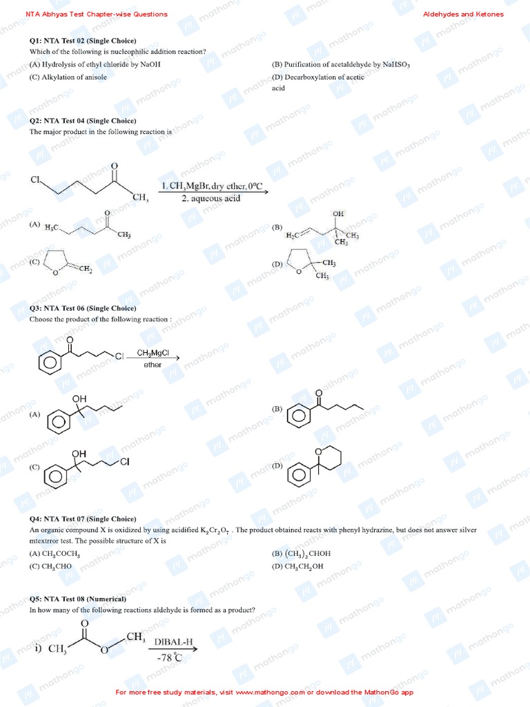 30 Aldehydes and Ketones | PDF | Ketone | Organic Chemistry