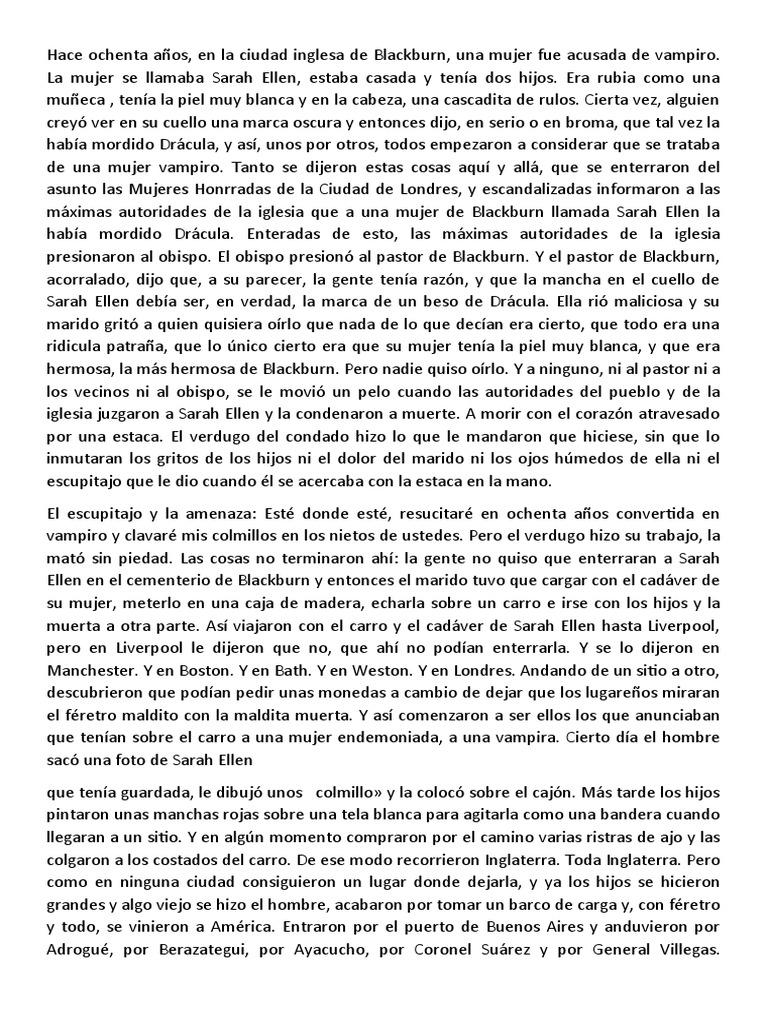 Sara Helen | PDF | Drácula | Vampiros