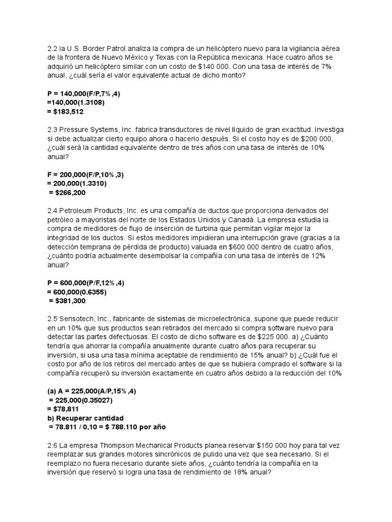 Problemas 2do Cap | PDF