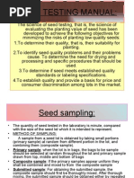 Germination Testing Procedures Guide | PDF | Seed | Germination