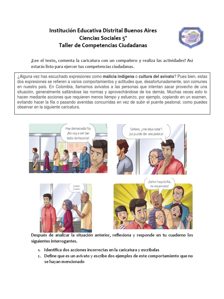 Taller Conpetencia Ciudadana 4 y 5 | PDF