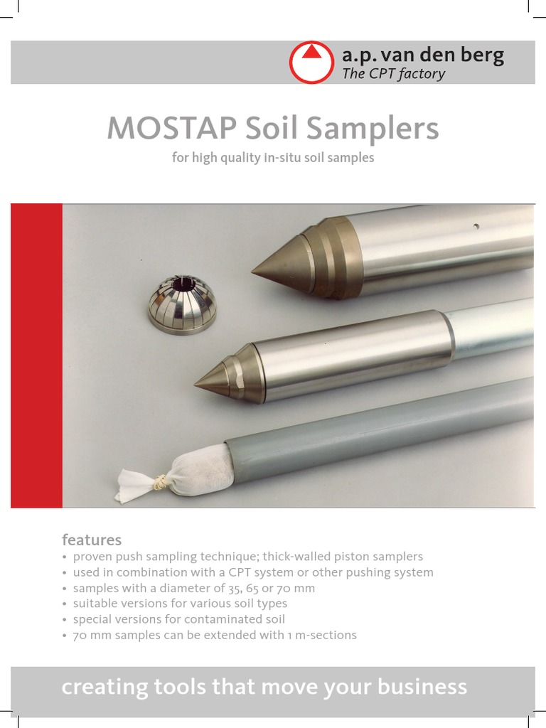 Da-08!09!19 MOSTAP Soil Samplers | PDF