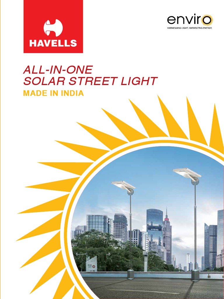 Havells All-in-One Solar Street Light | PDF