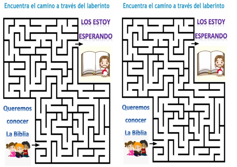Laberinto Biblia 1ros Básicos Doble | PDF