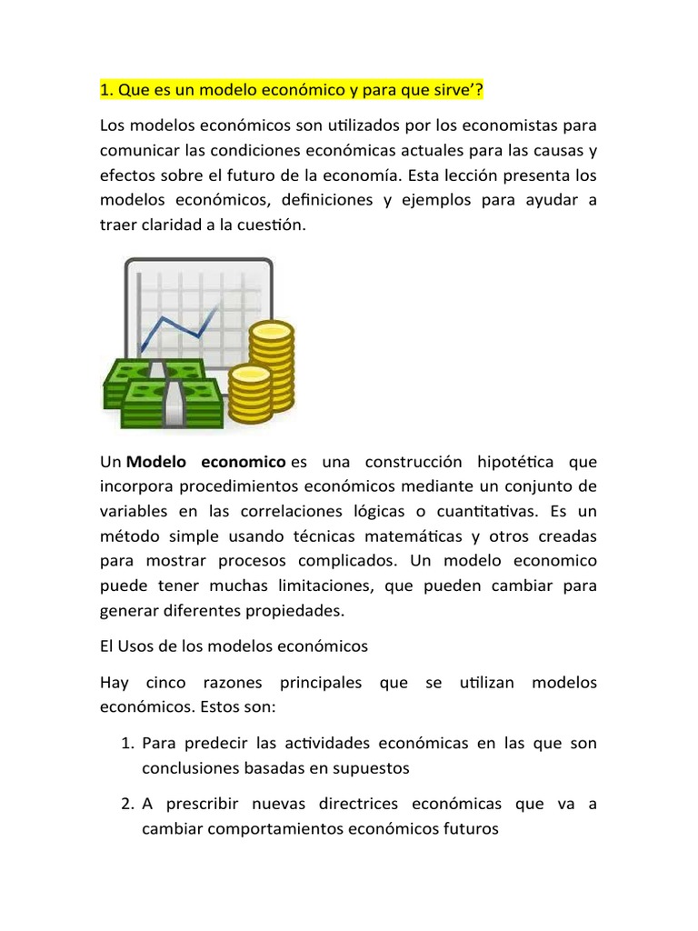 Modelo Economico | PDF | Modelo económico | Propiedad