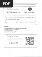 3D Pythagoras Questions and Answers | PDF | Euclidean Plane Geometry ...