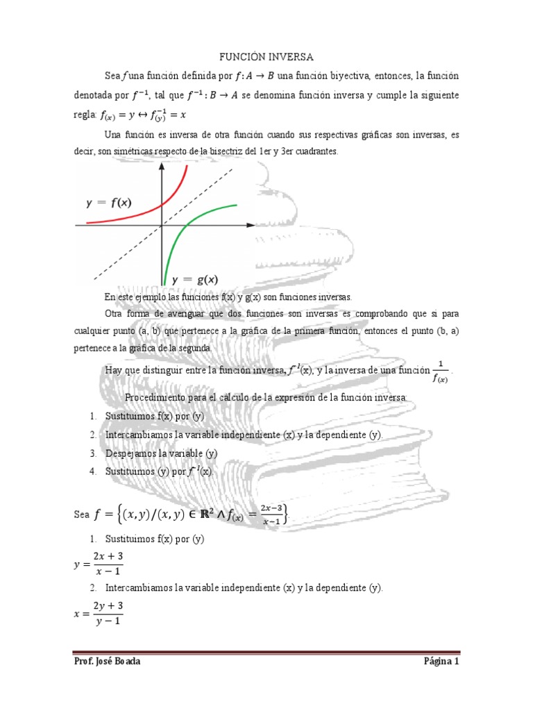 Función Inversa | PDF