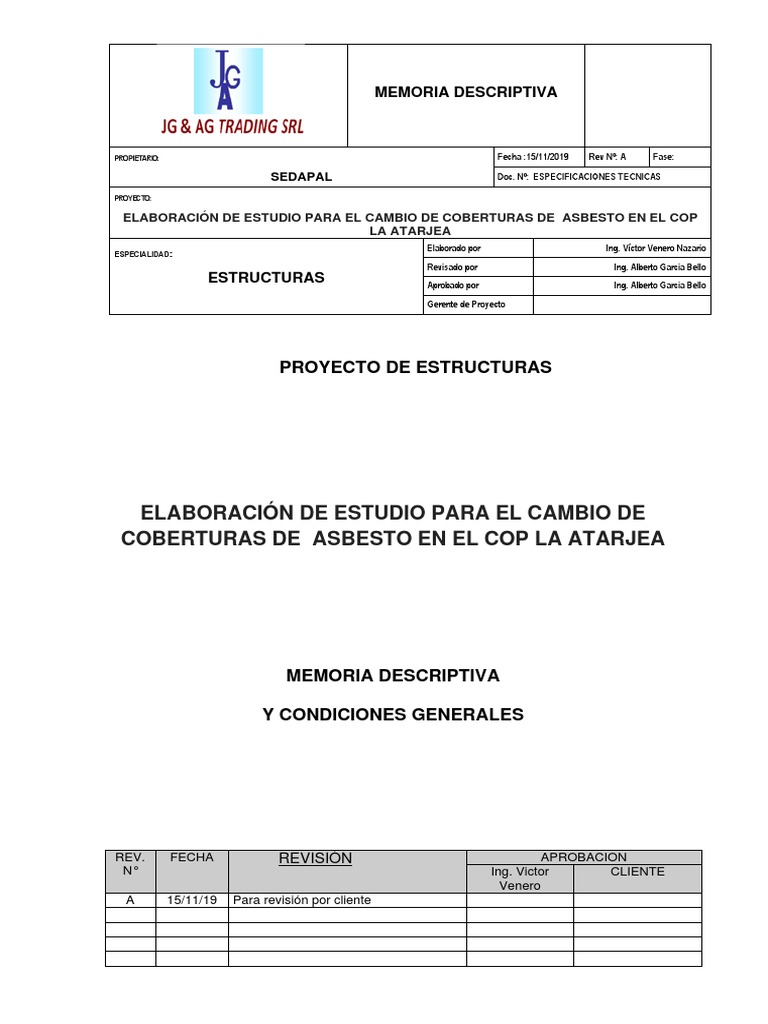 Estructuras - Rev.a - Memoria Descriptiva Zona Almacenes | PDF | Soldadura | Construcción