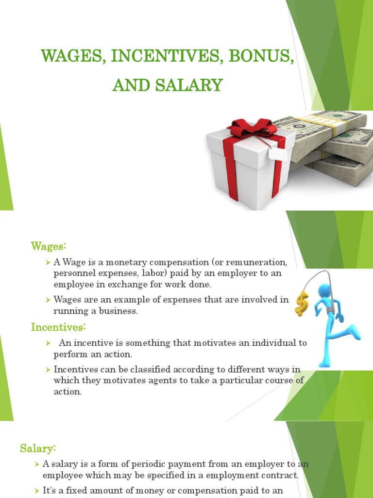 Understanding Wages and Incentives | PDF | Career & Growth | Business