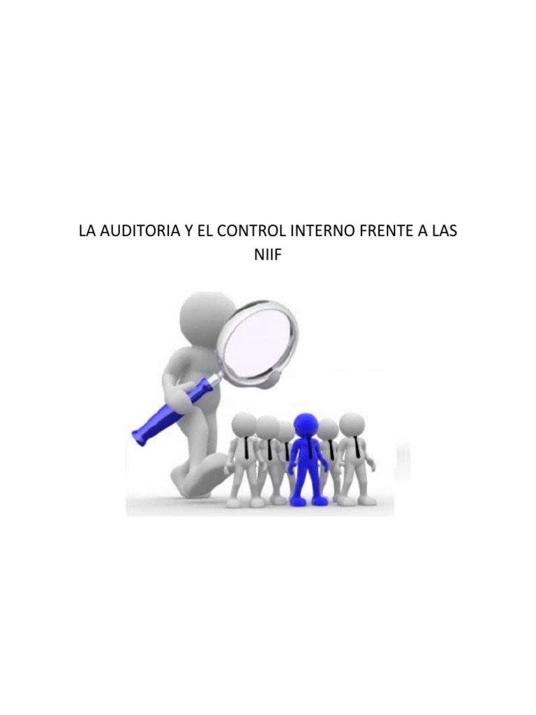 Auditoria y Control Interno Frente A Las Niif | PDF