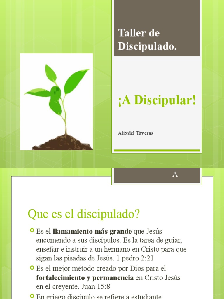Taller de Discipulado | PDF