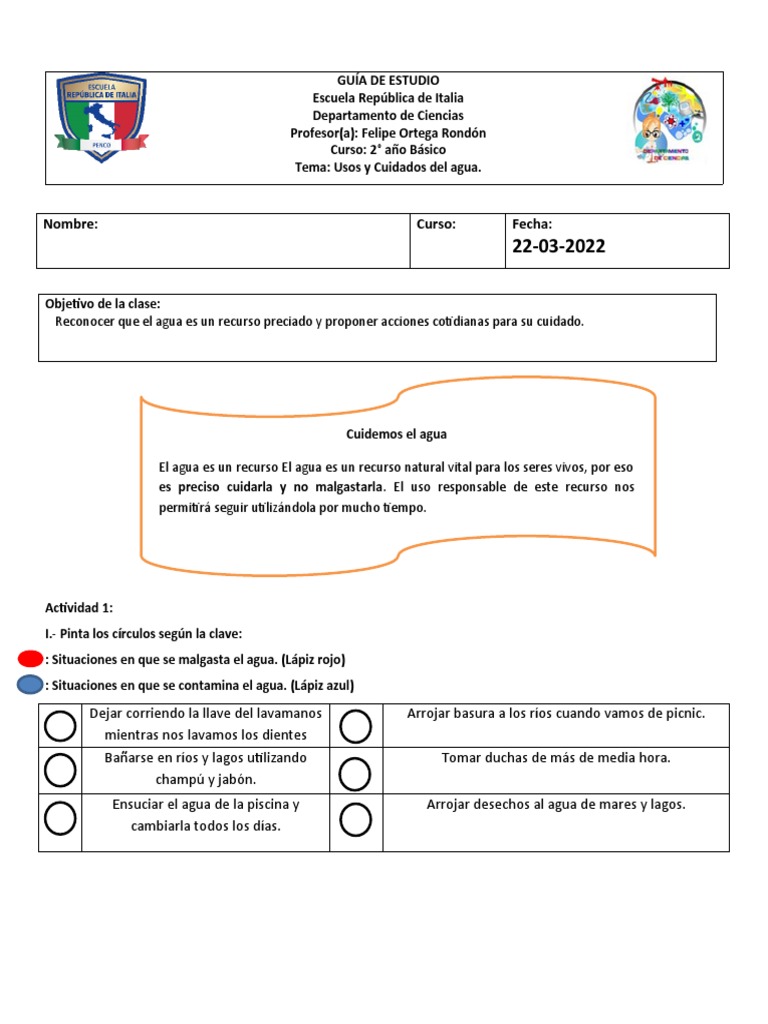 Guía para Segundo Básico Ciencias | PDF