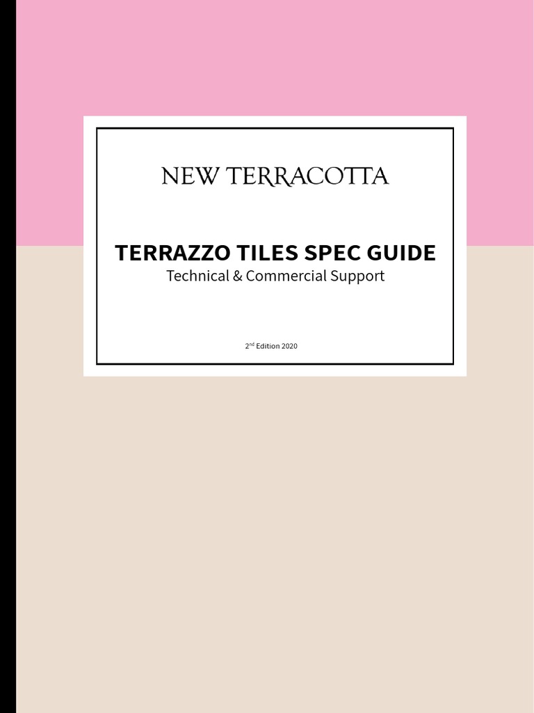 NWT Terrazzo Tiles Spec Guide | PDF | Tile | Countertop