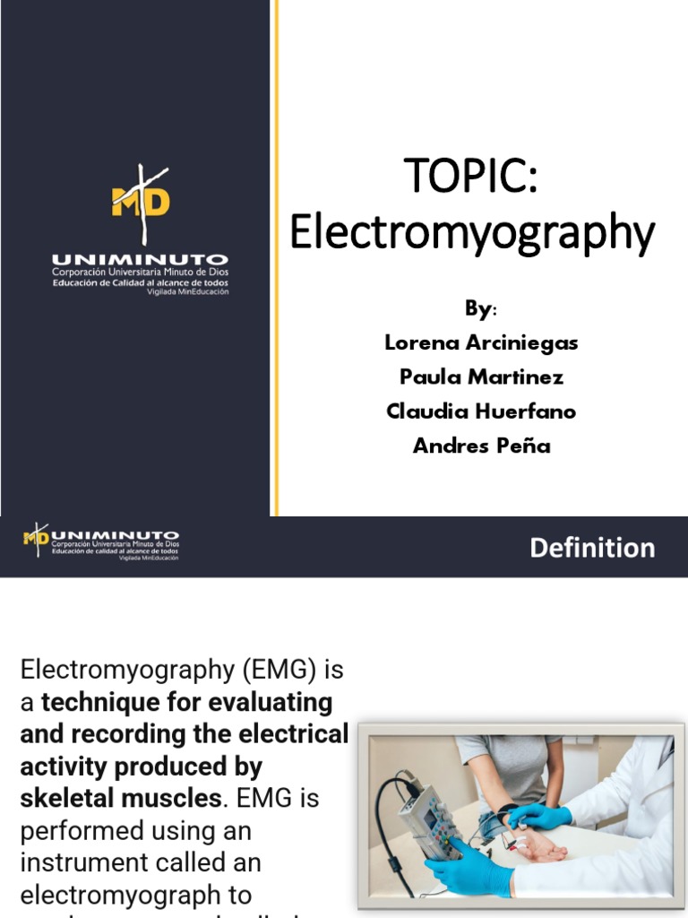 ELECTROMYOGRAPHY | PDF | Science & Mathematics