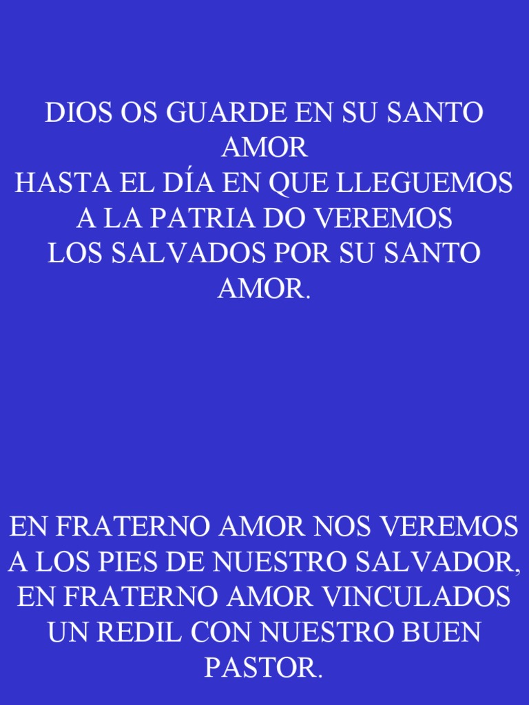 Himno 124 Dios Os Guarde | PDF | Religión y espiritualidad