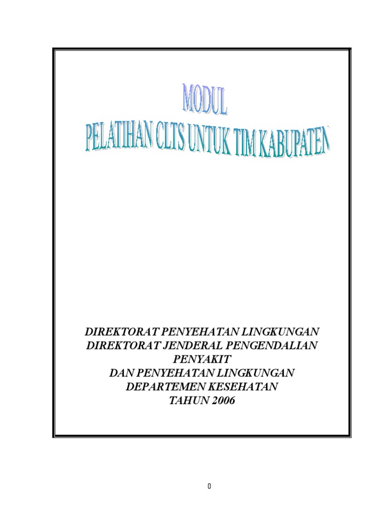 Modul PELATIHAN CLTS | PDF