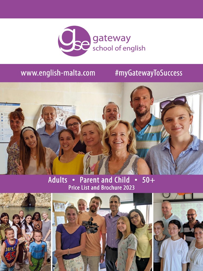 English School Malta Gateway GSE Adult Family Programmes and 50 Plus ...