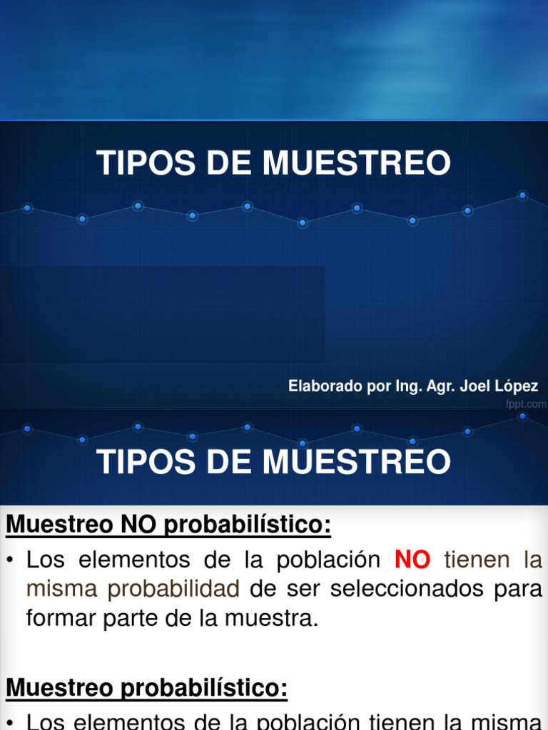 Tipos de Muestreo | PDF | Muestreo (Estadísticas) | Probabilidad