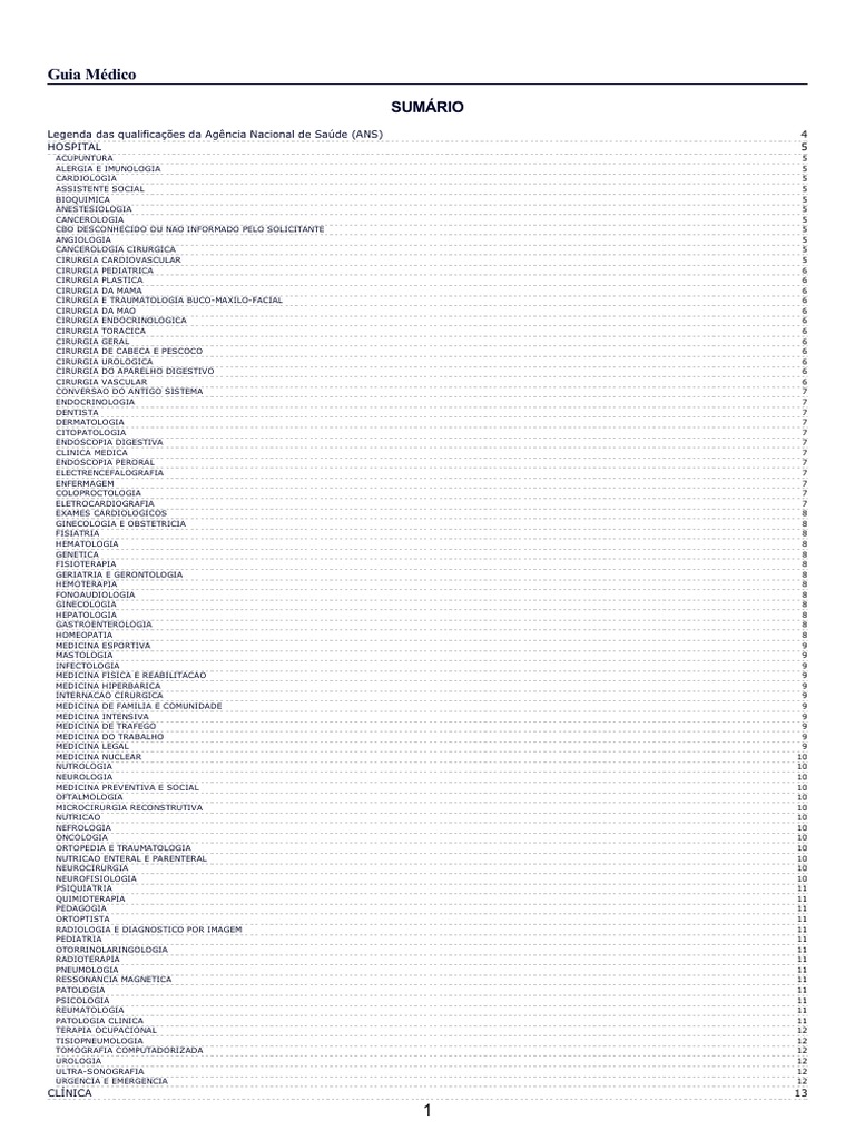 Guia Medico Completo BH | PDF