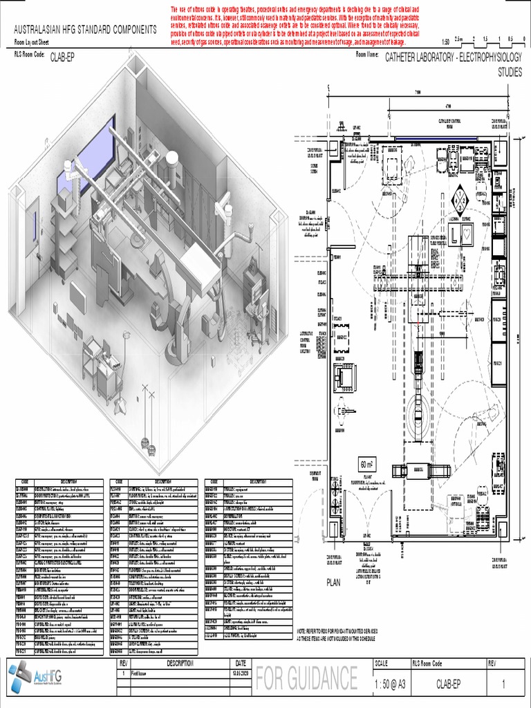 Cath Lab Electrophysiology Layout Guide | PDF