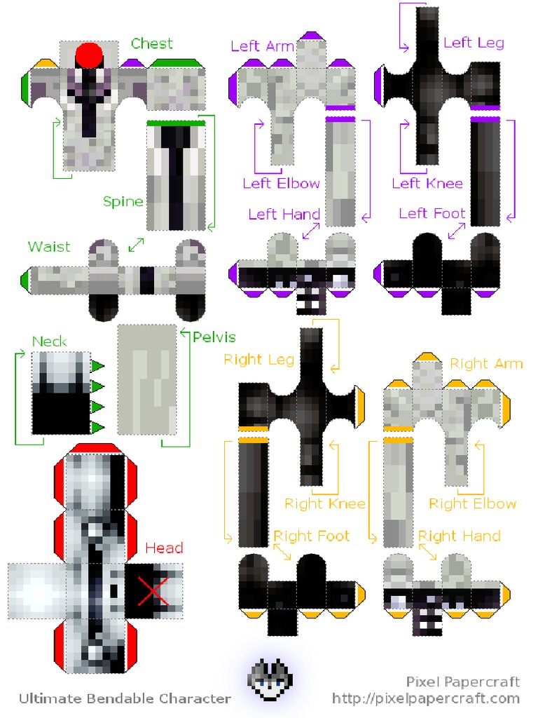 Minecraft Bendable Character | PDF