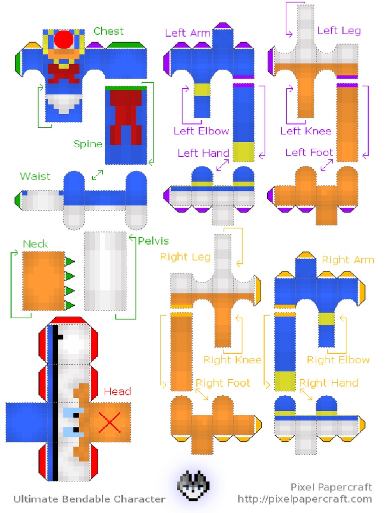 Minecraft Bendable Character | PDF
