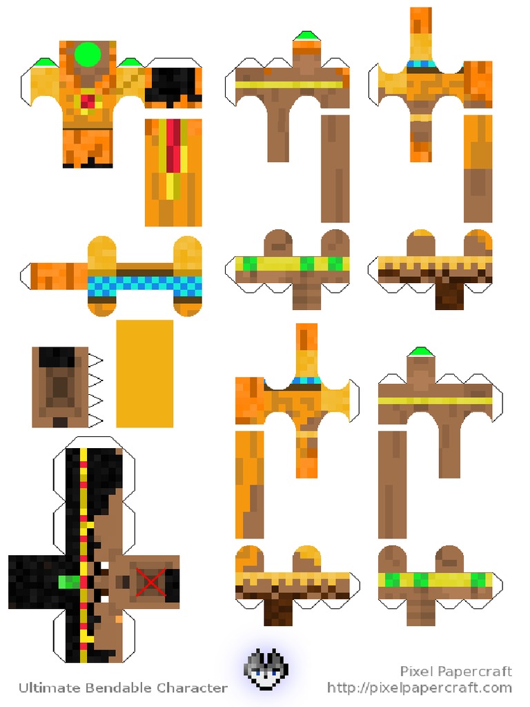 Minecraft Bendable Character | PDF