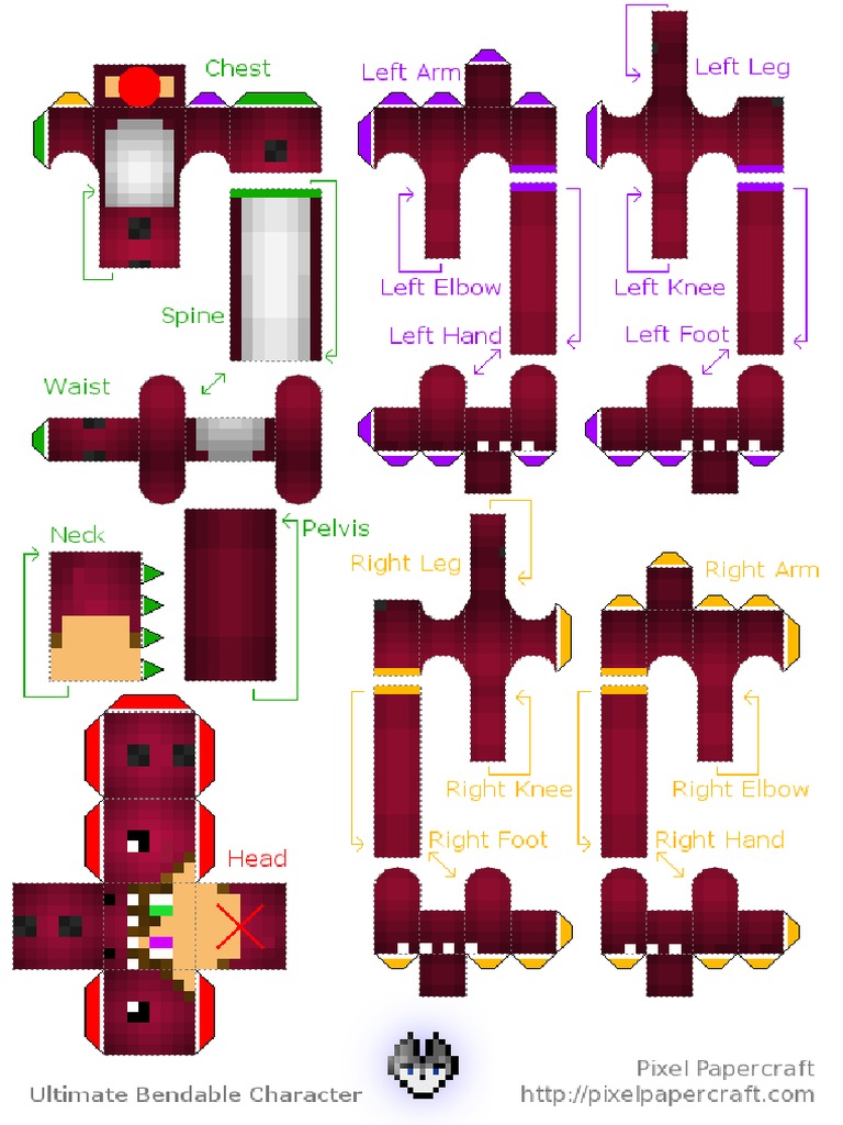 Minecraft Bendable Character | PDF