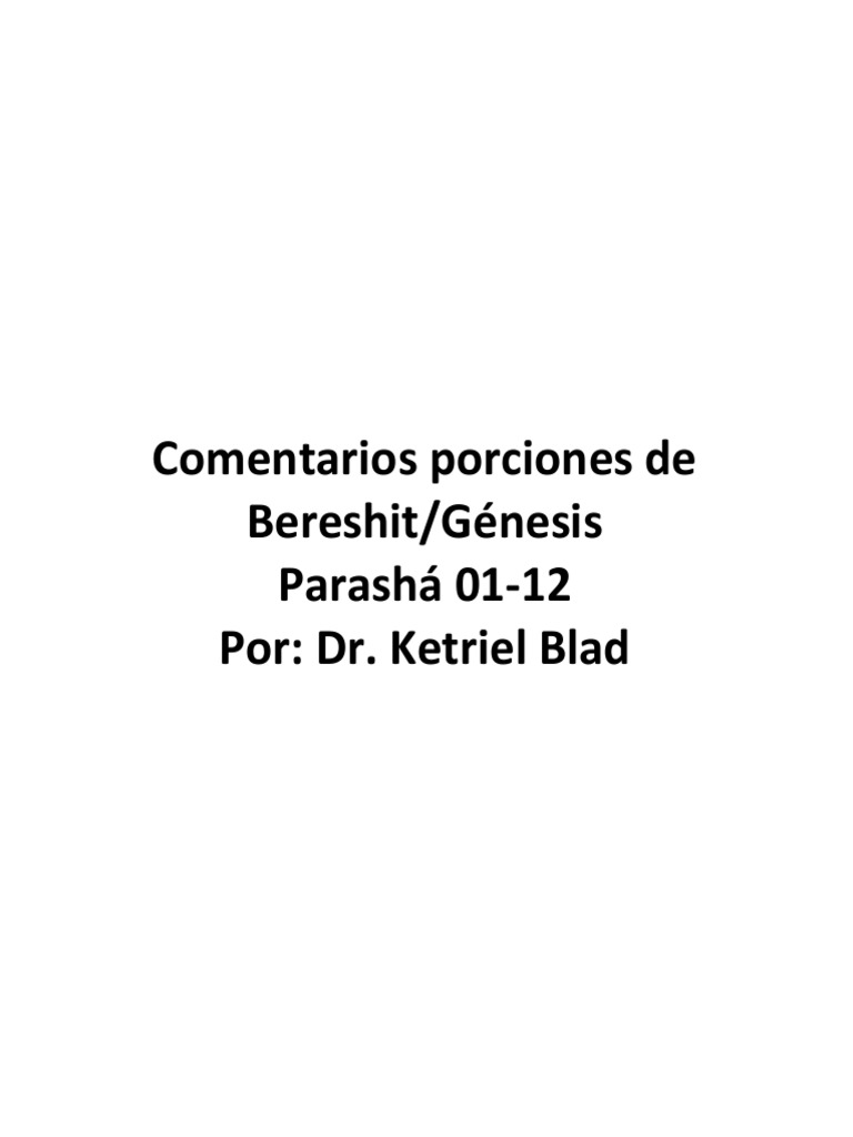 Bereshit | PDF | Satán