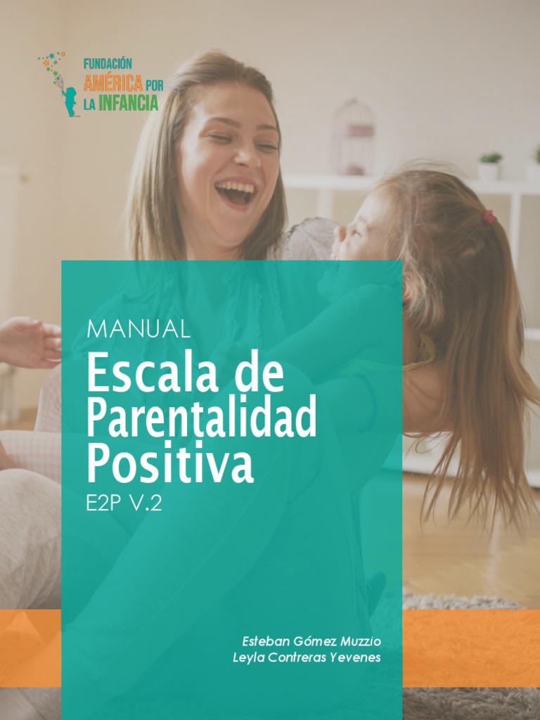 Manual Escala Parentalidad Positiva E2P | PDF | Teoría de apego ...