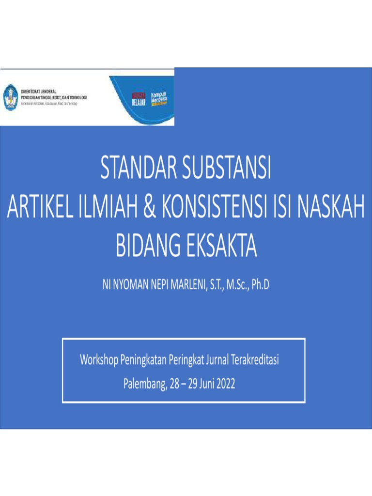 Ni Nyoman Nepi Marleni S T M Sc Ph D Materi Pdf