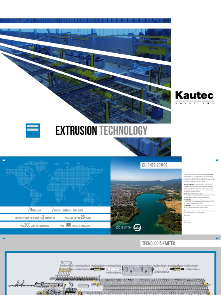 Kautec: Líder en Extrusión de Aluminio | PDF