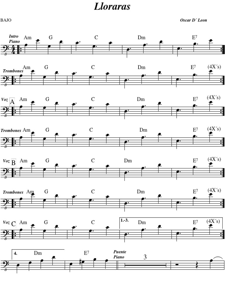 lloraras-partitura-trombon_compress (1) | PDF