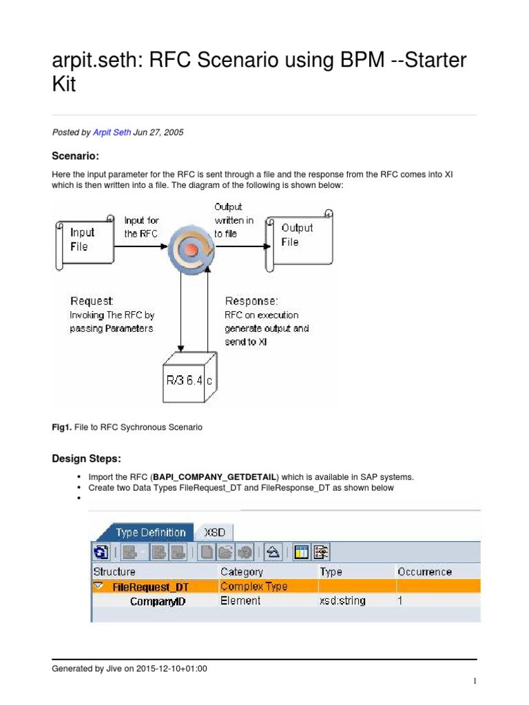 SAP BPM RFC Integration Guide | PDF | Computing | Information Technology