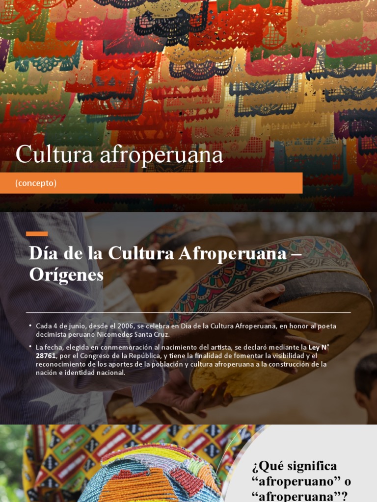 Presentación Cultura Afroperuana | PDF | Viajes y turismo | Clásicos