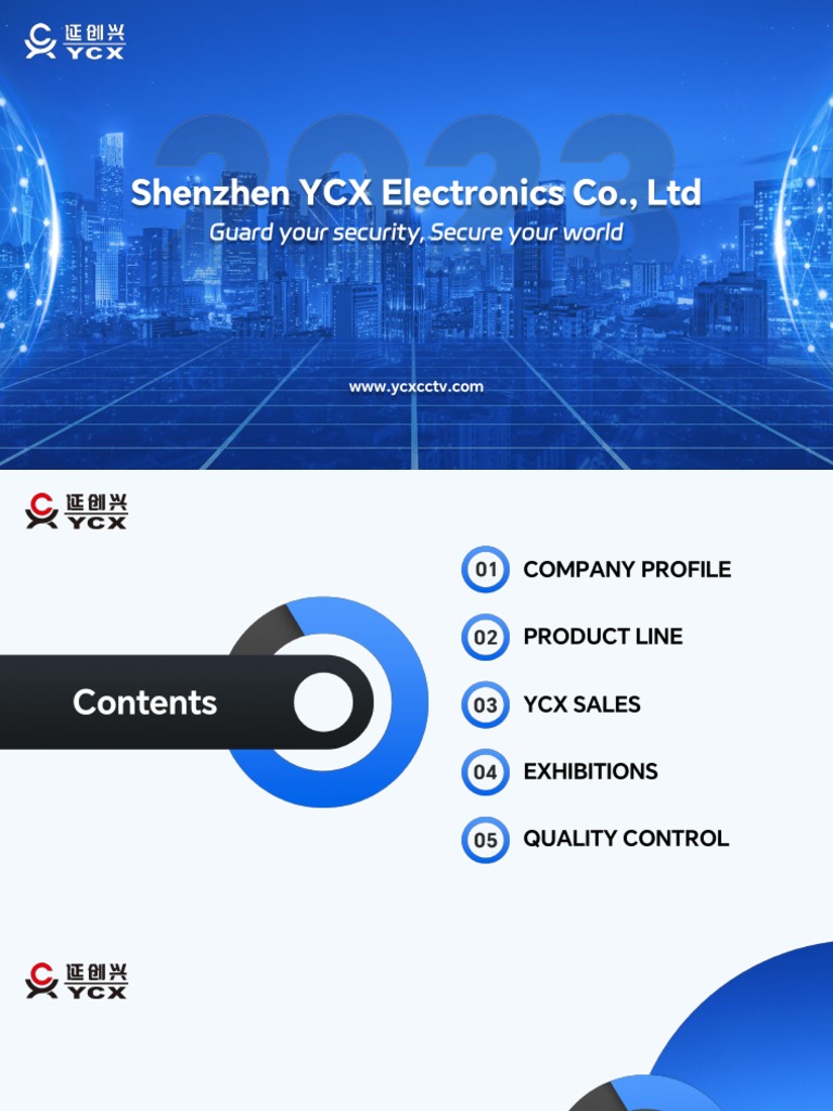 YCX Electronics: CCTV Solutions Overview | PDF | Zoom Lens | Microphone