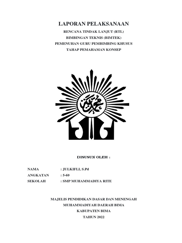 Laporan Rencana Tindak Lanjut | PDF