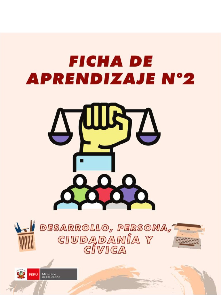 2 Ficha de Aprendizaje DPCC 4° Grado | PDF