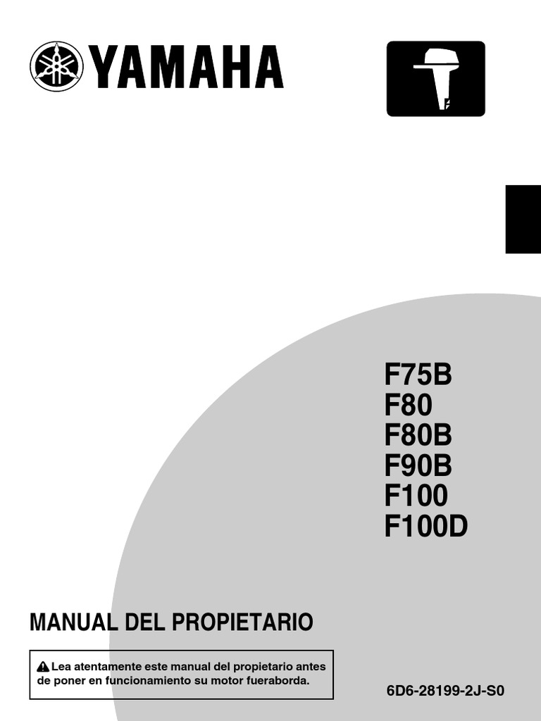 Manual Fueraborda Yamaha Pdf Engranaje Motores