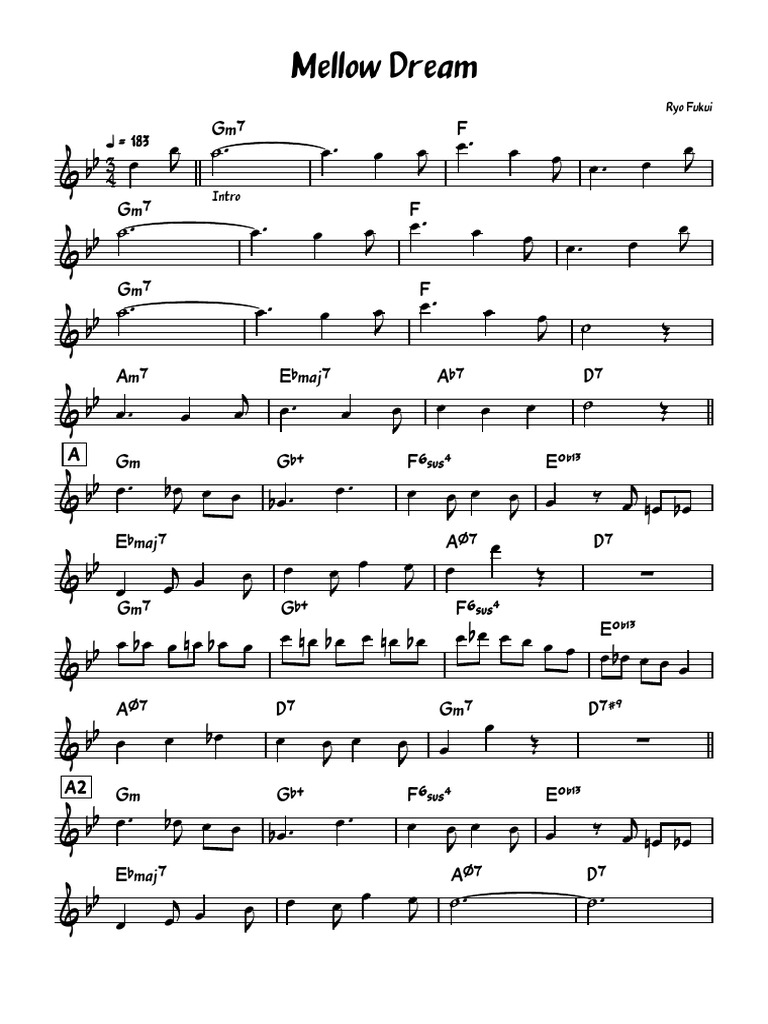 Mellow - Dream - Ryo Fukui (C) | PDF